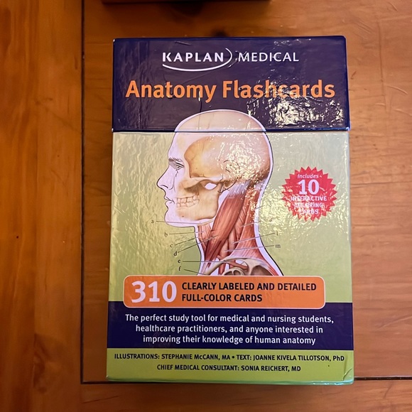 Kaplan | Other | Kaplan Anatomy Flashcards | Poshmark